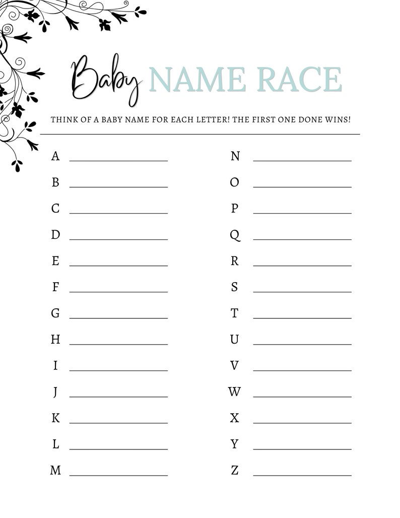 Printable Baby Shower Games, Baby Shower Games Bundle, Download, Baby ...