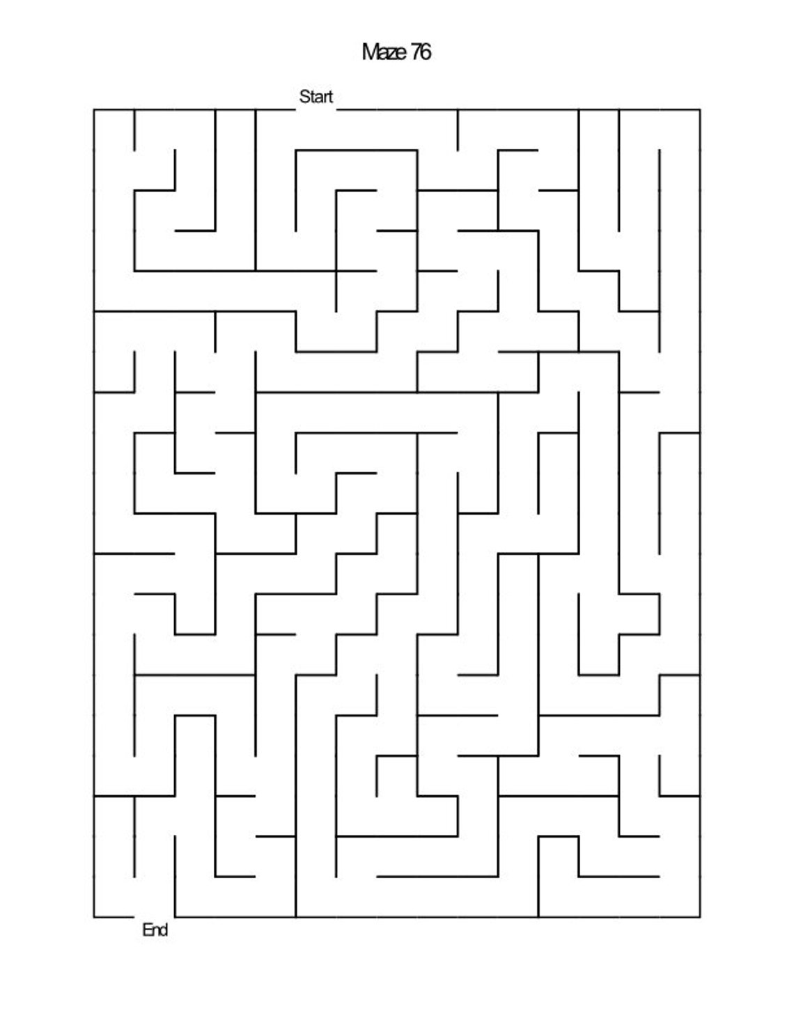 Print Out Mazes 100 Printable Mazes and Answer Sheets Etsy - Etsy Canada