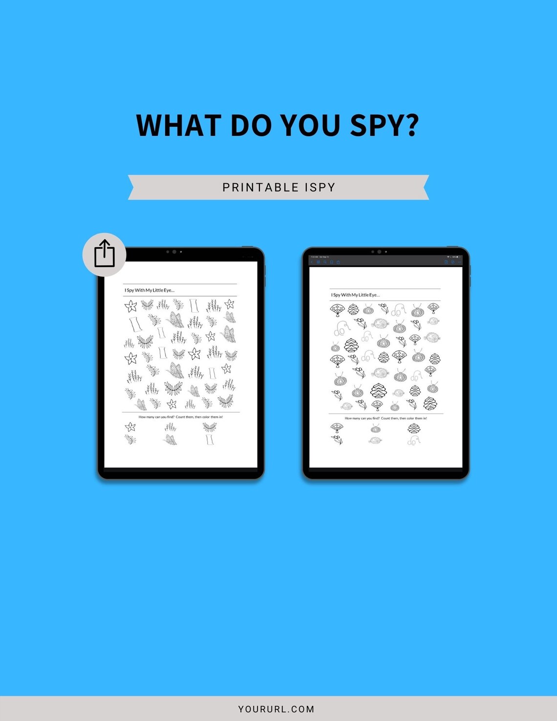 I Spy Printables Printable I Spy Games for Kids - Etsy