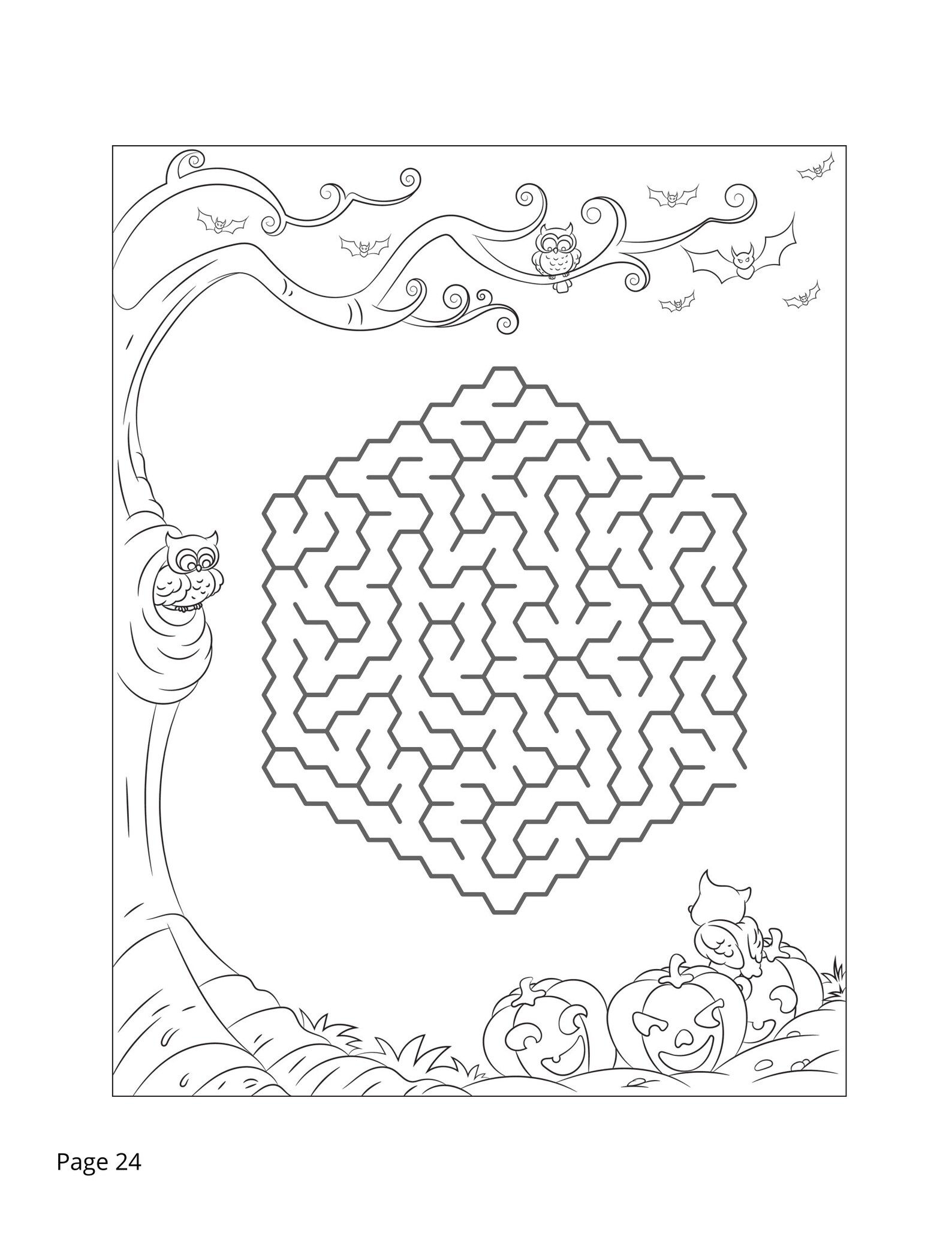 Halloween Mazes for Kids Printable Mazes for Kids 4-8 Trick or Treat ...