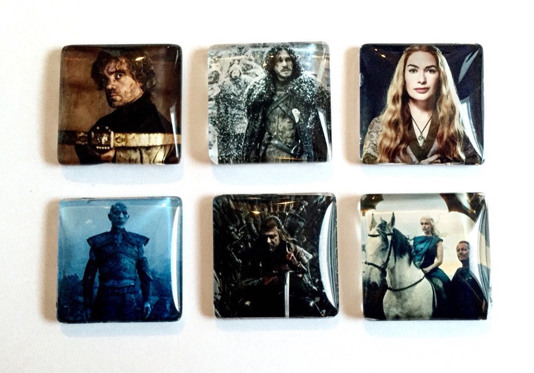 Game of Thrones Magnets- Set of 6 - Etsy