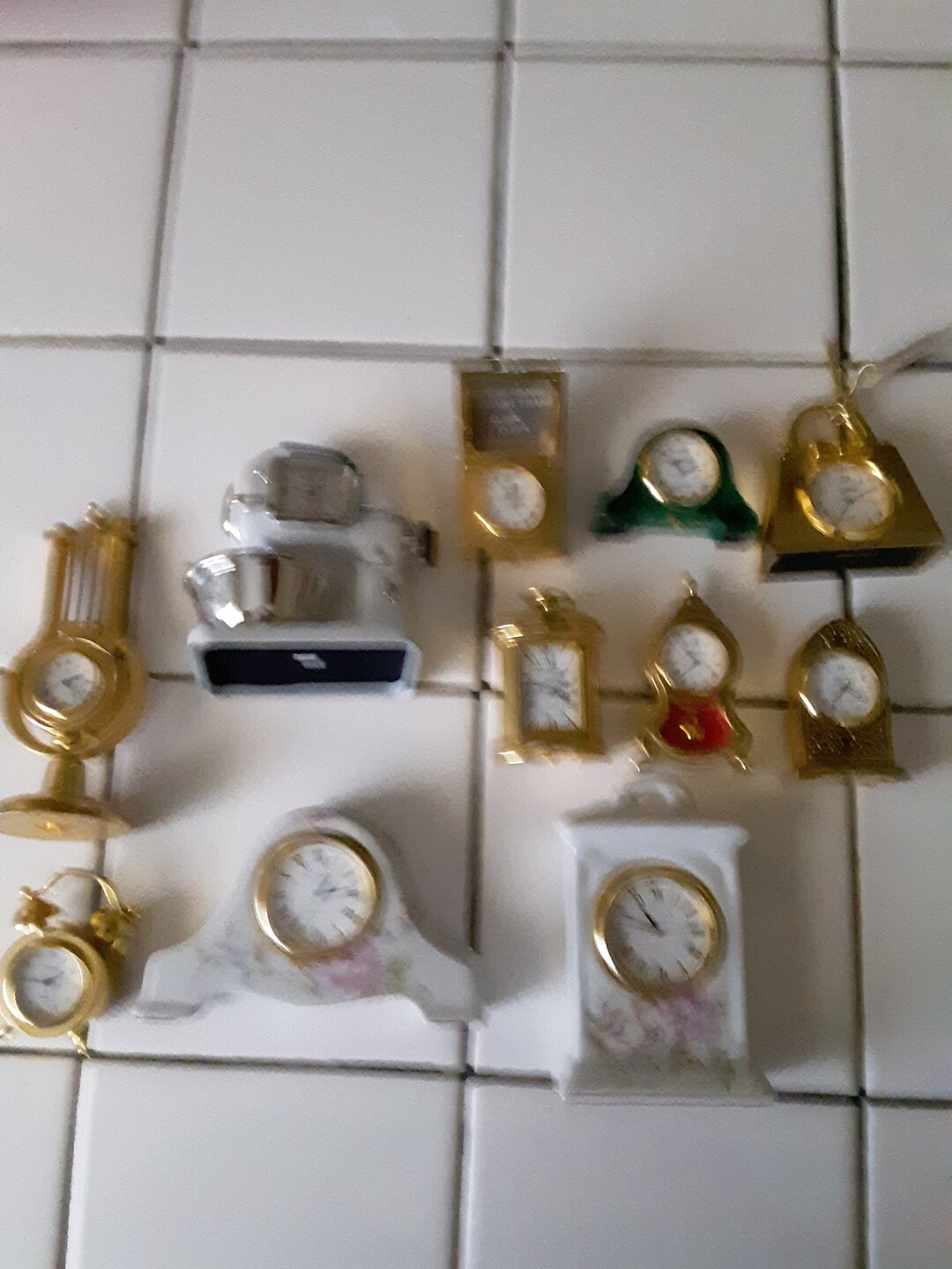 11 Mini Timex and Platinum Clock - Etsy