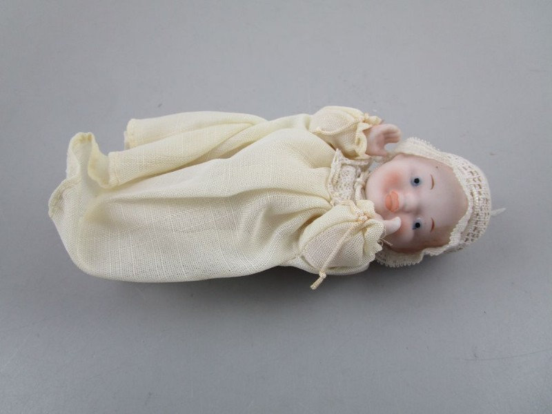 Shackman Antique Doll With Cradle - Etsy