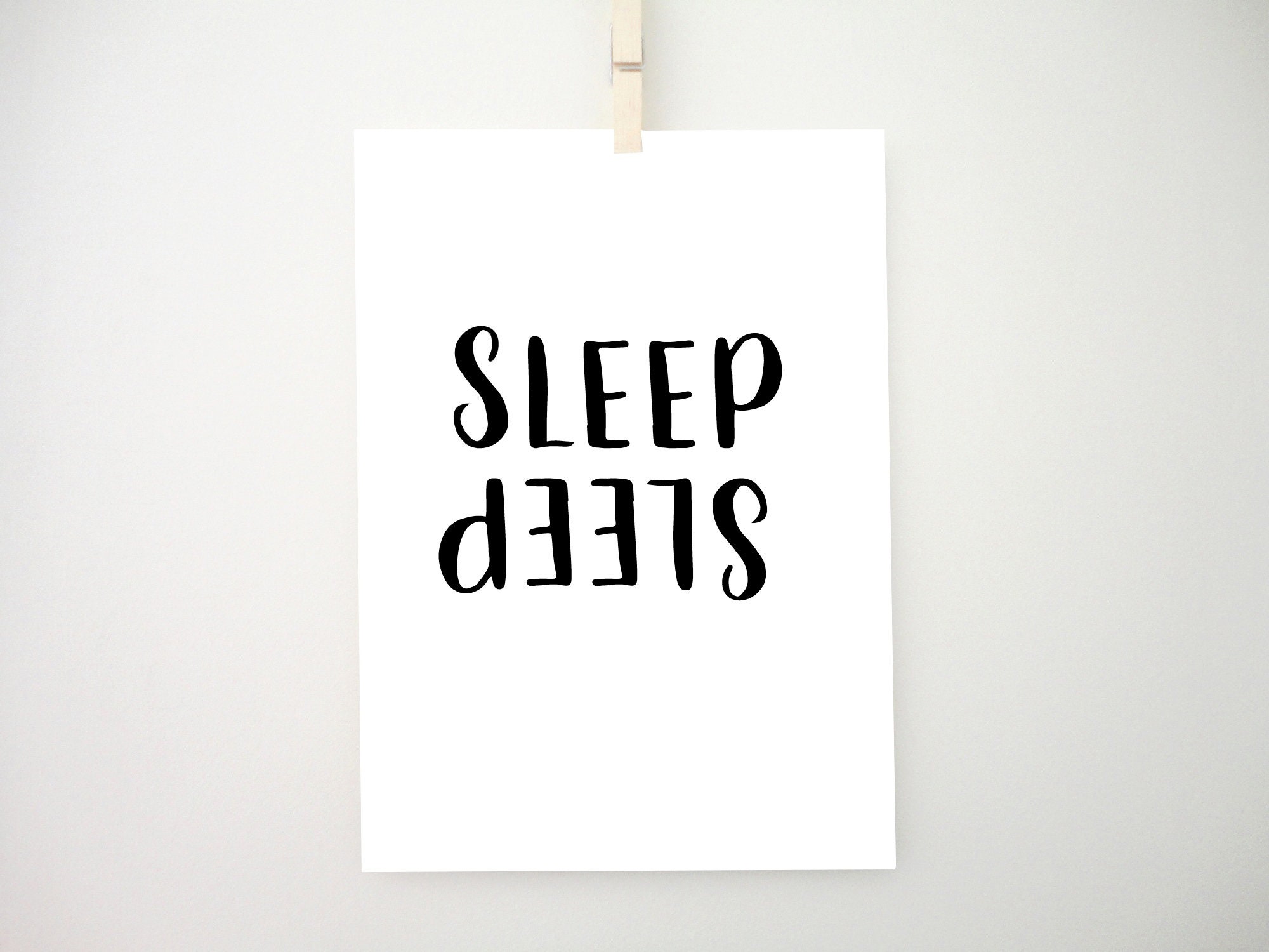 Sleep Sleep Print Sleep Printable Baby Sleeping Sign | Etsy