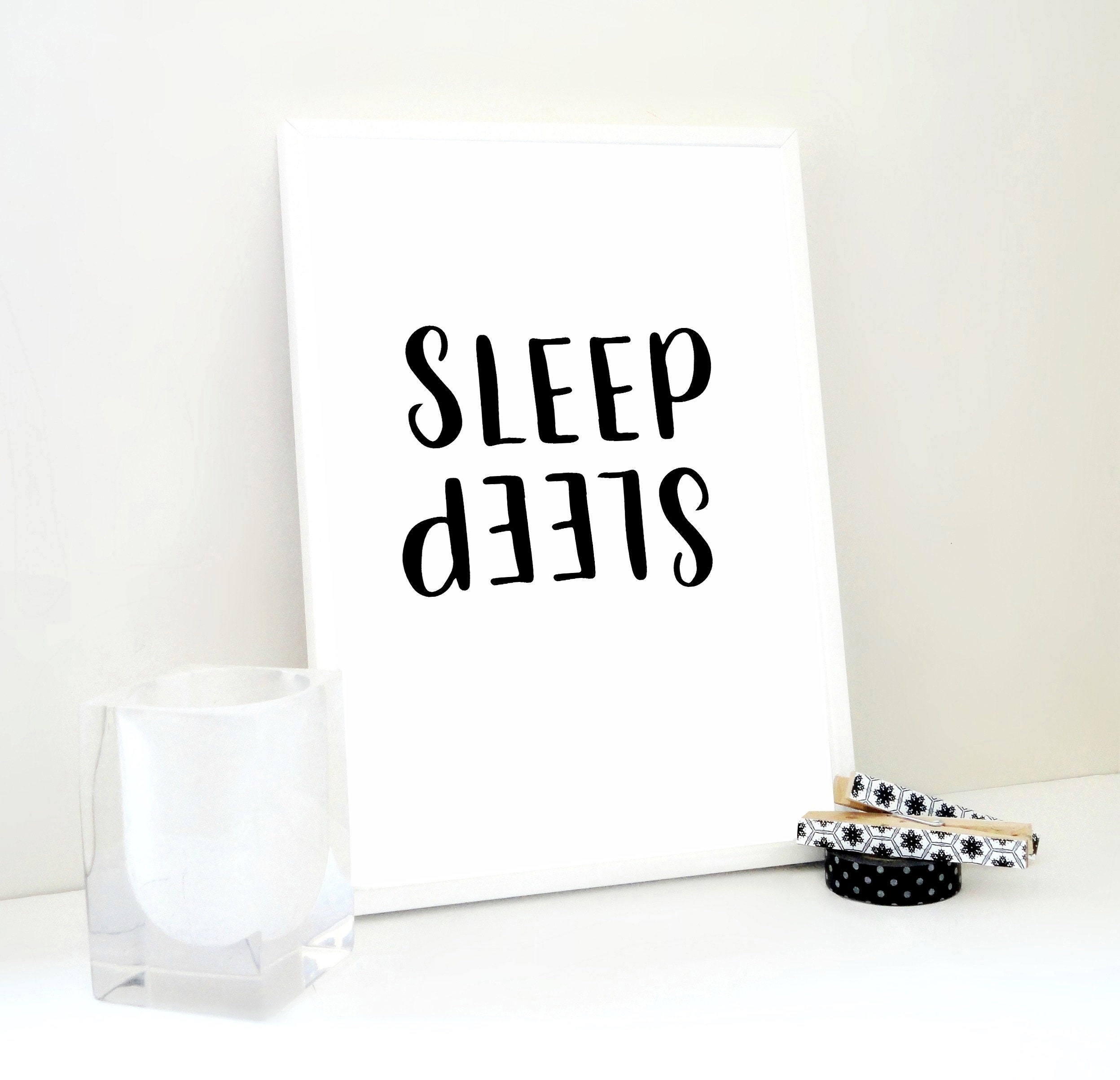 Sleep Sleep Print Sleep Printable Baby Sleeping Sign | Etsy