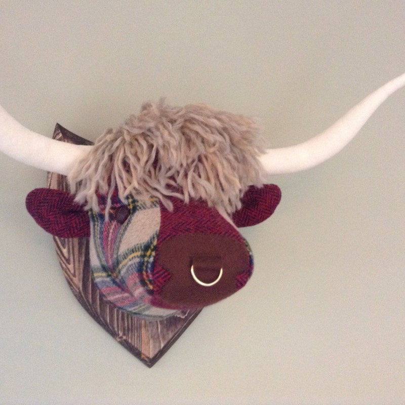 Highland Cow Mount - Etsy