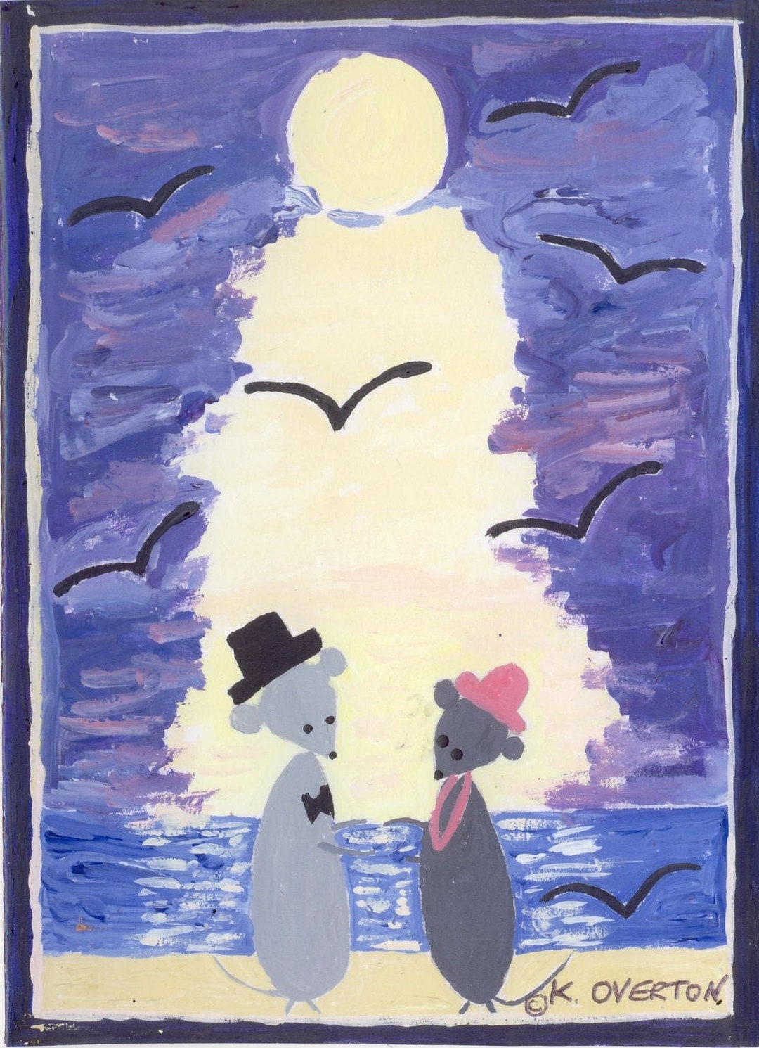 Whimsical Heart Card With Envelope - Etsy