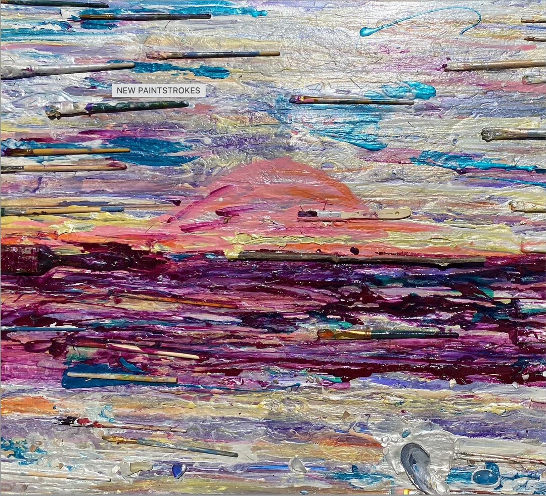 Painting You a Sunrise Greeting Card With Envelope - Etsy