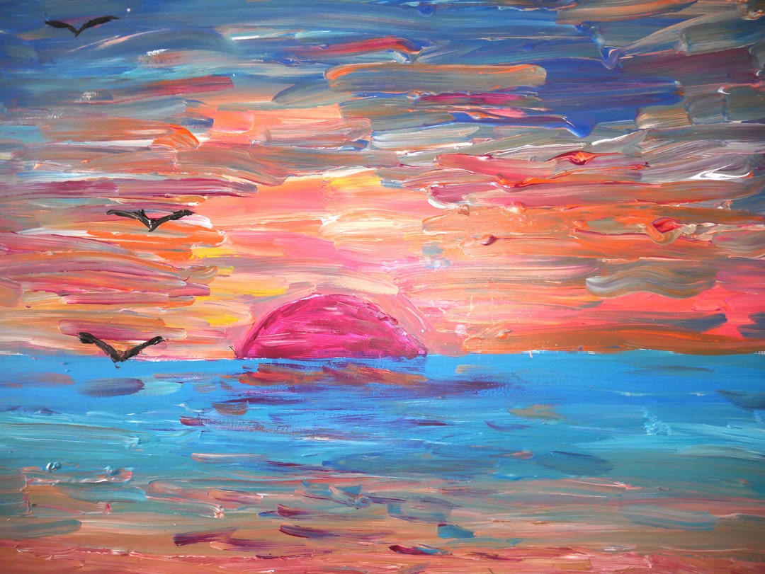 Set of Ten Sunrise Cards With Envelopes - Etsy