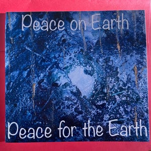 Peace on Earth Greeting Cards With Envelopes - Etsy