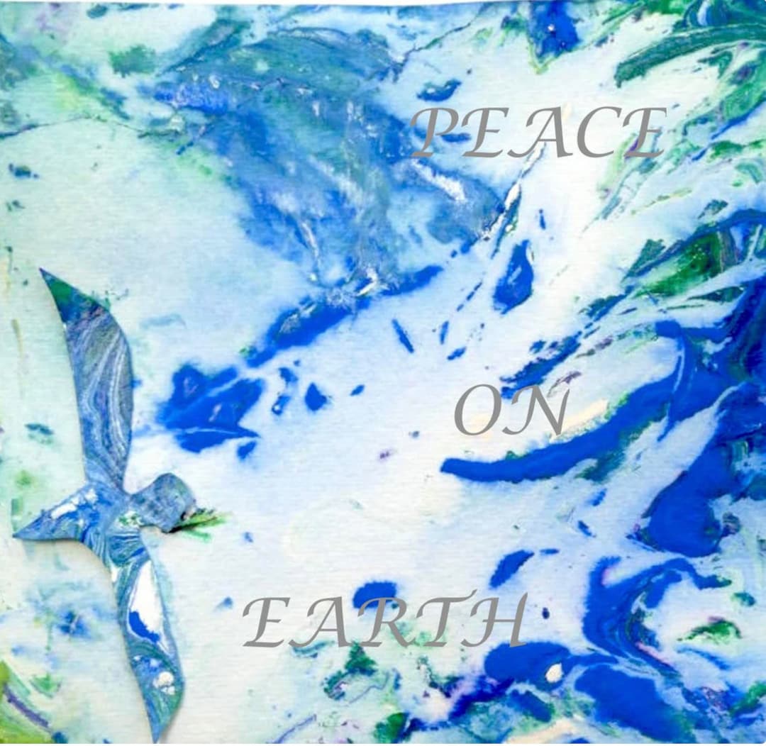 Set of Peace Dove on Earth Holiday Cards With Envelopes - Etsy