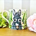 Donkey Mug Hand Painted Ceramic Drinkware Country Kitchen - Etsy UK