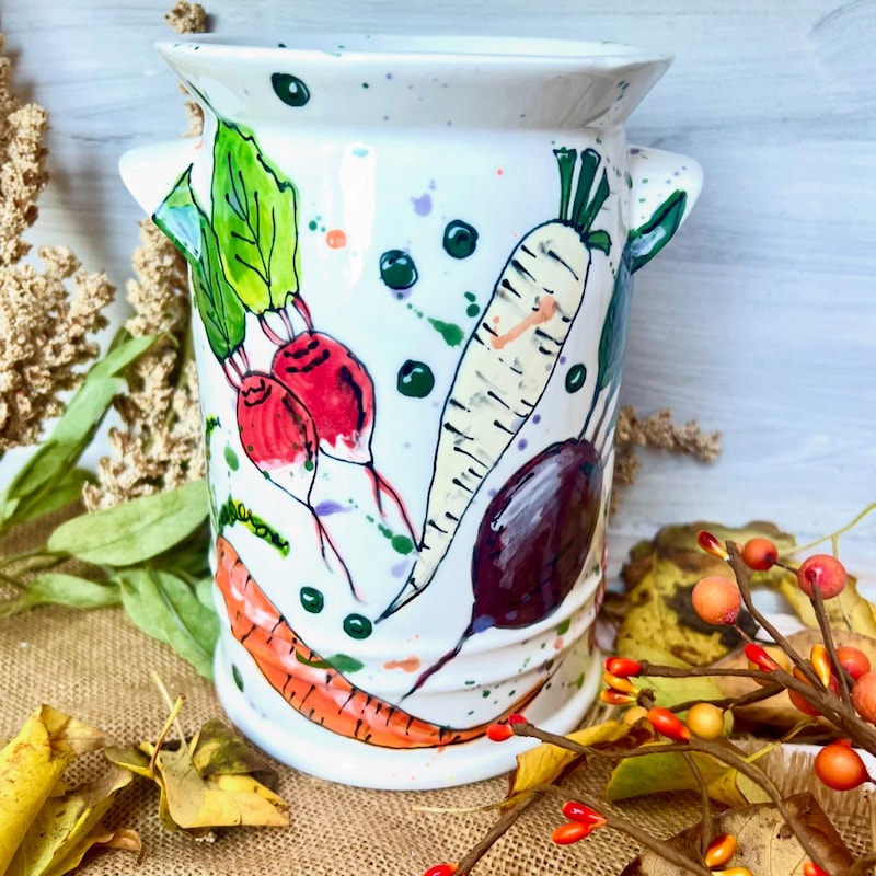 Farm Kitchen Utensil Holder - Etsy UK