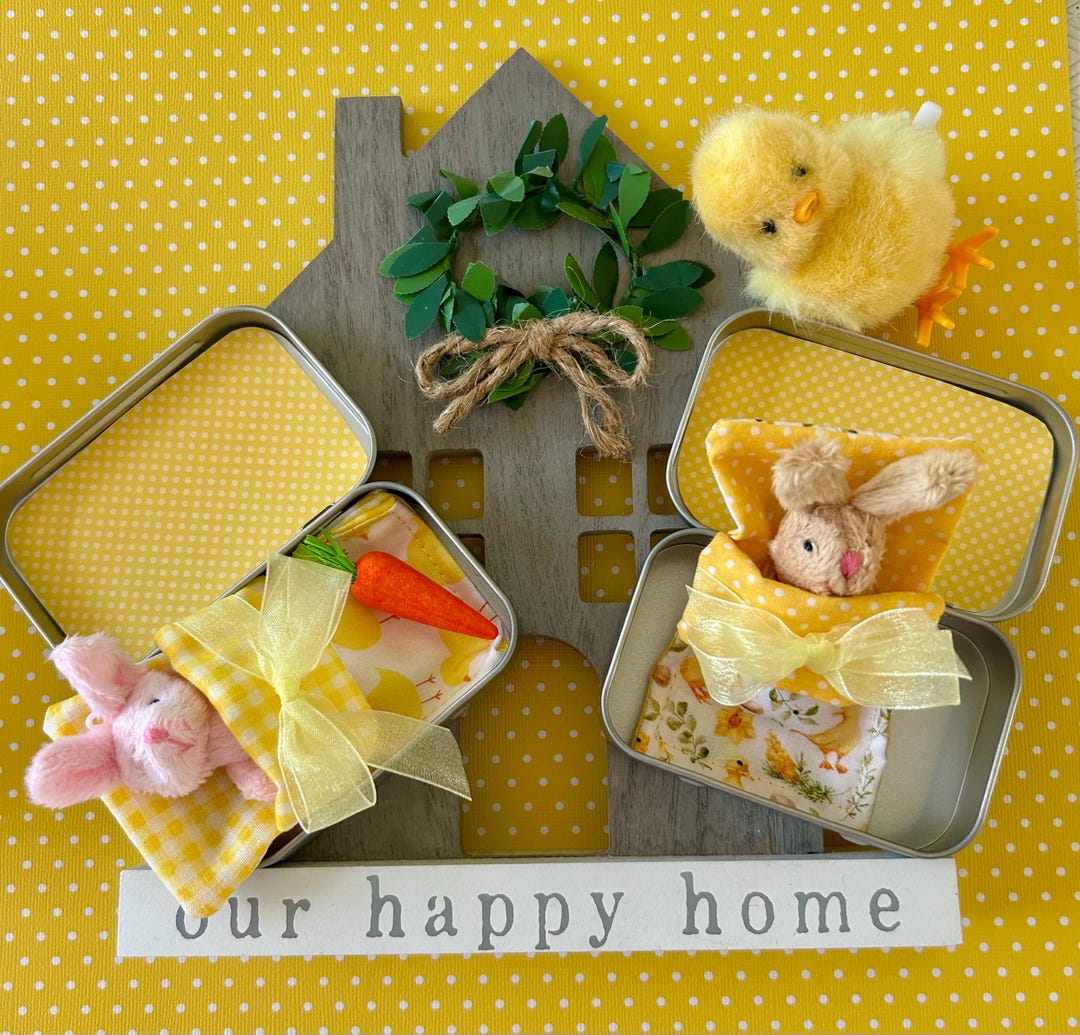 EASTER BUNNY - Adopt a Bunny - Easter Basket Toy- Little Pocket Bunny ...