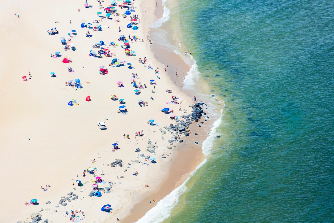 Sandy Hook IV - Aerial Beach Photography Jersey Shore - Wall Art - Home ...