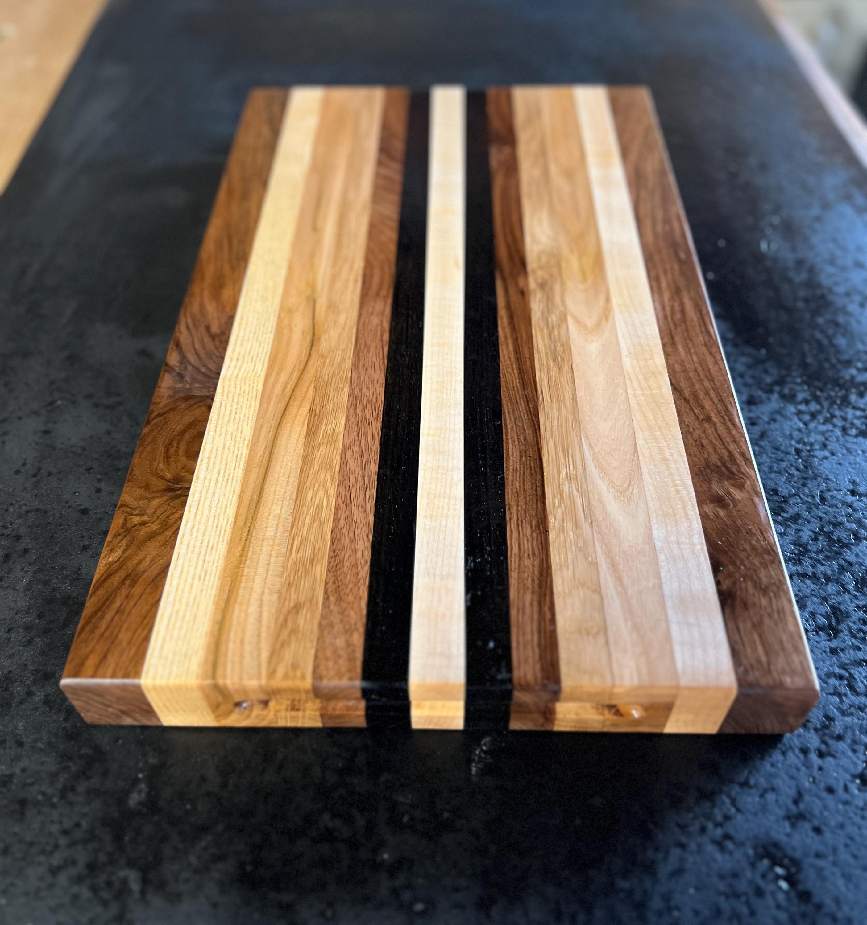 End Grain Chopping Board, Bog Oak, Walnut, Ash, Elm, Maple - Etsy