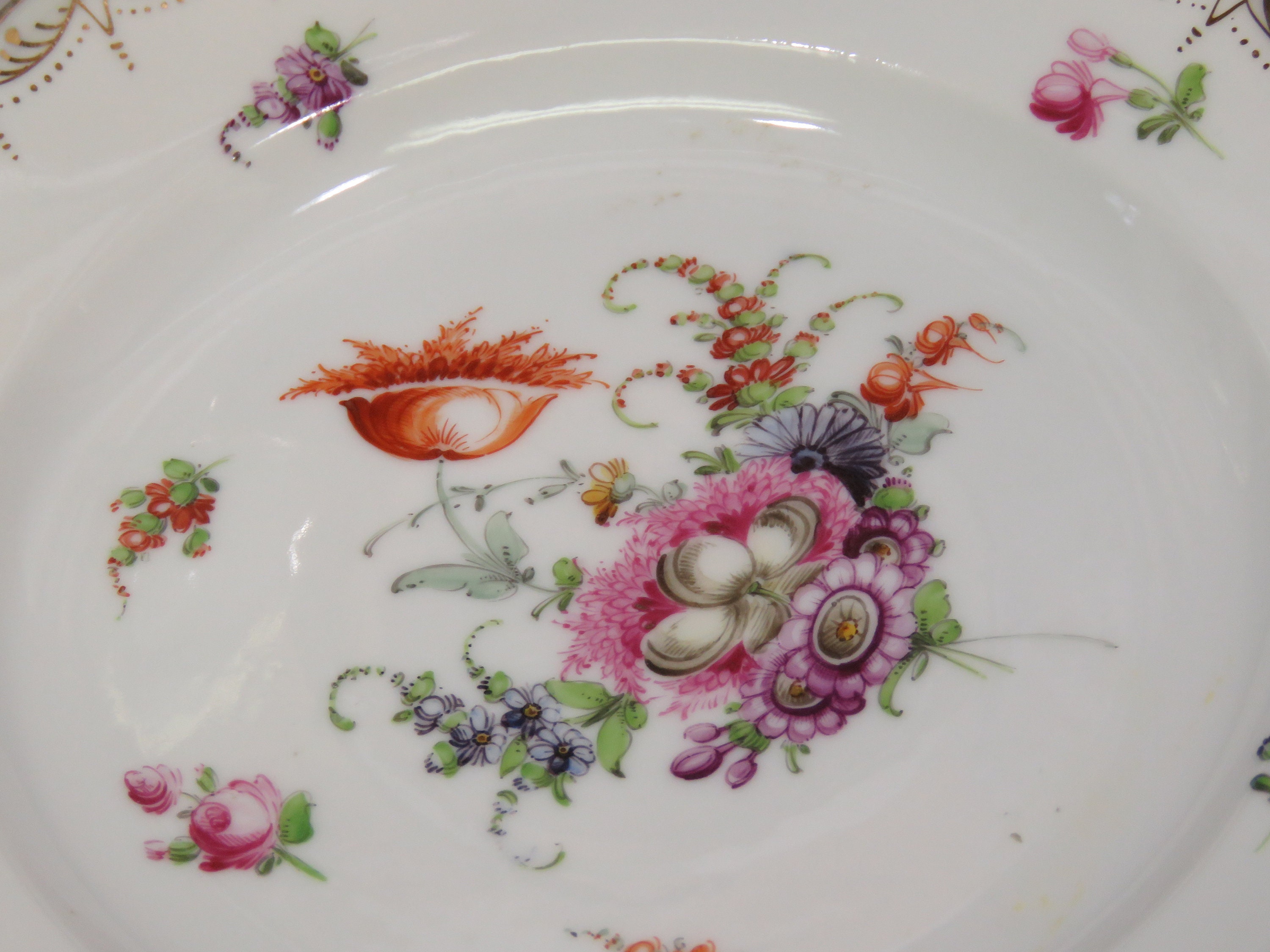 Pair of Antique German Lunch Dessert Hand Painted Plates 7.25" - Etsy