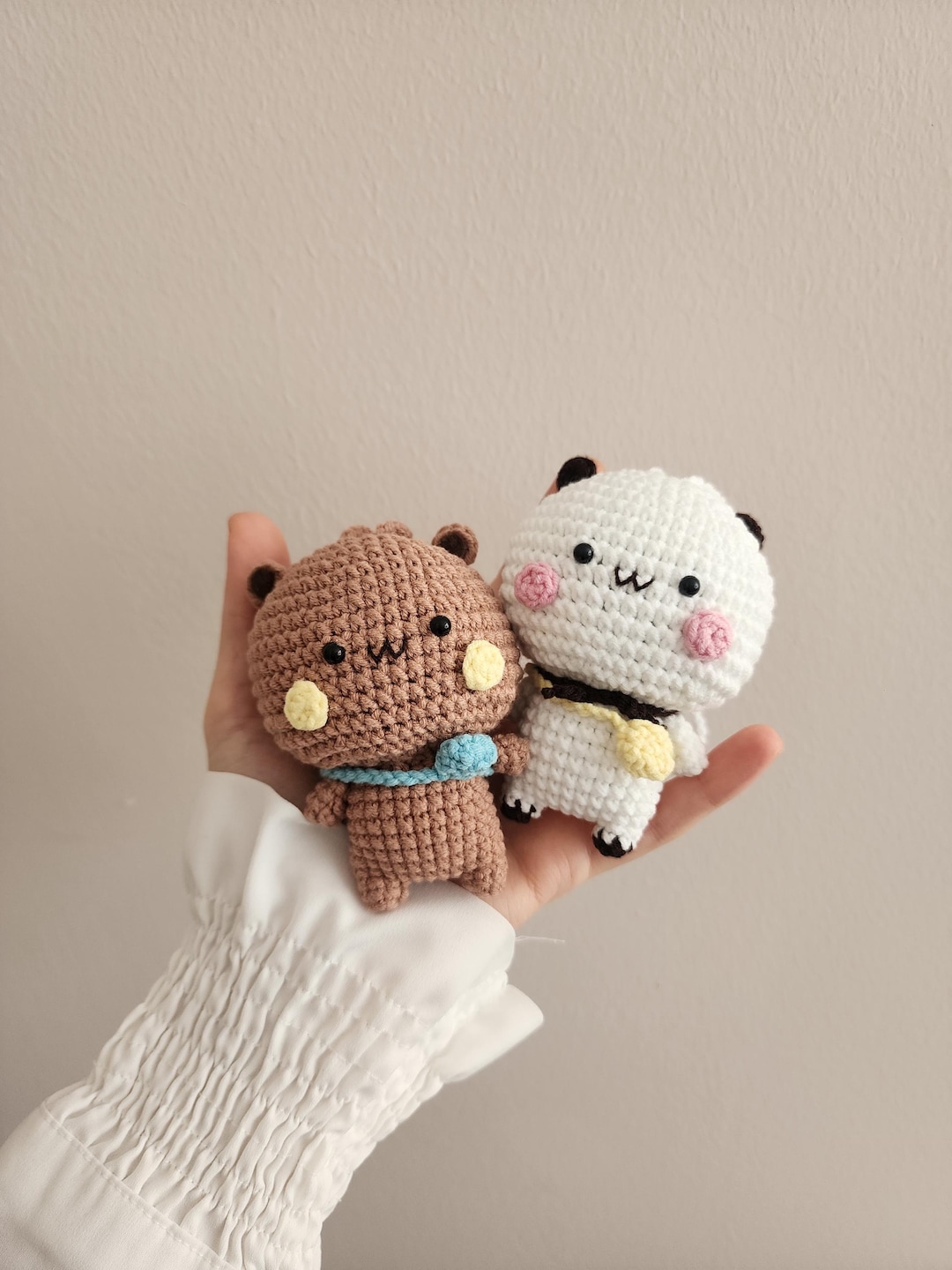 Bubu Dudu Teddy Bear Cute Bag Accessories Keychain - Etsy