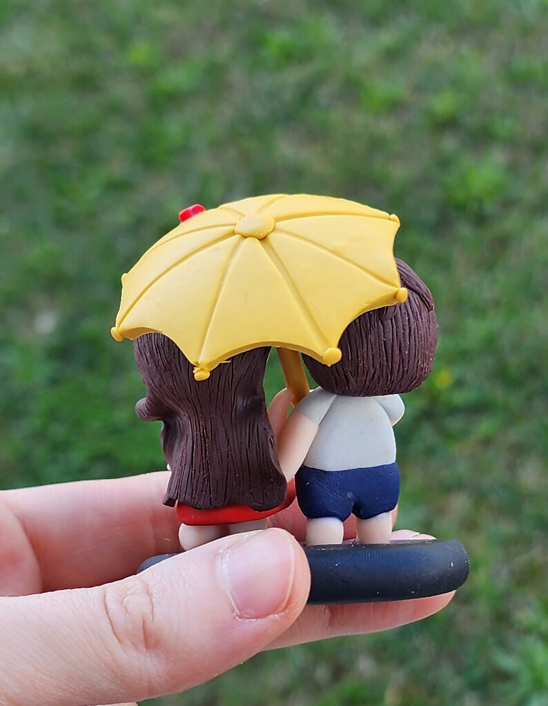 Boobie Cute Couple Mini Figure / Line Stickers Miniature / Couple Love ...