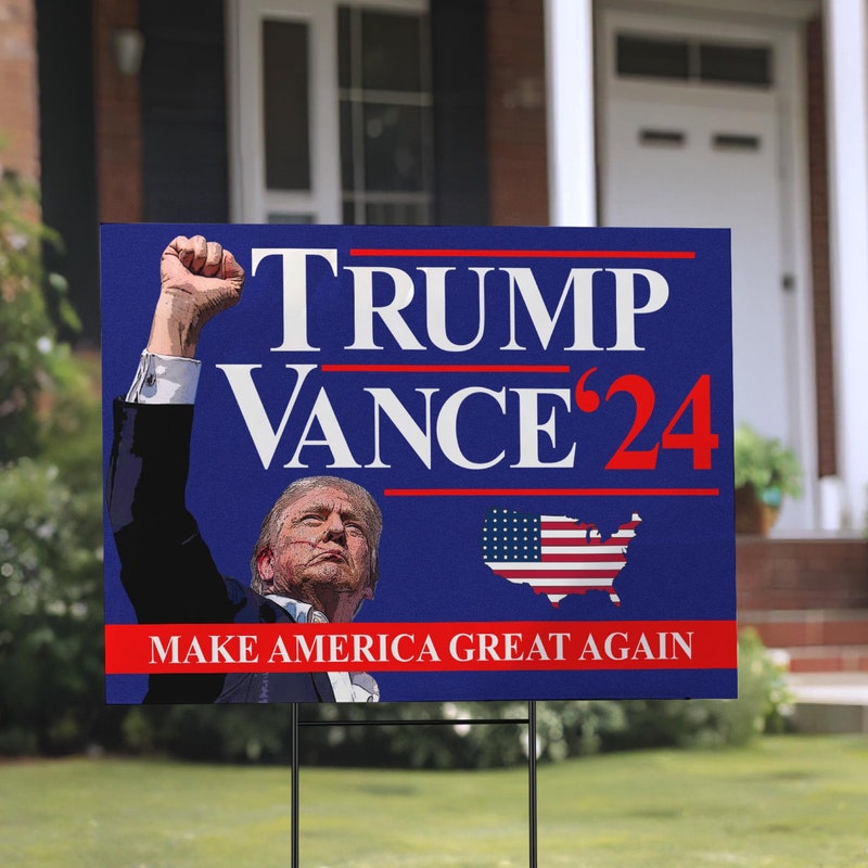 Trump Vance Sign - Etsy