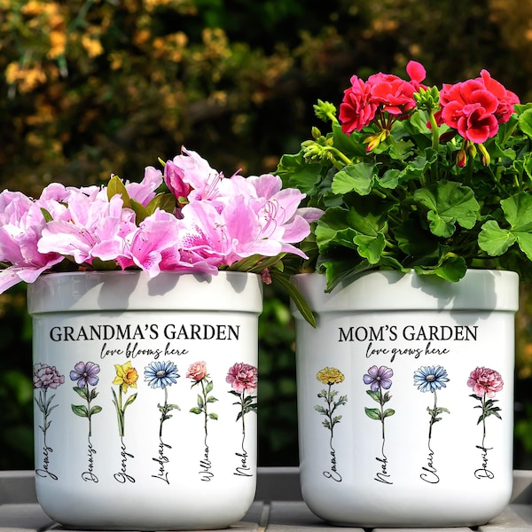Personalized Flower Pot - Etsy