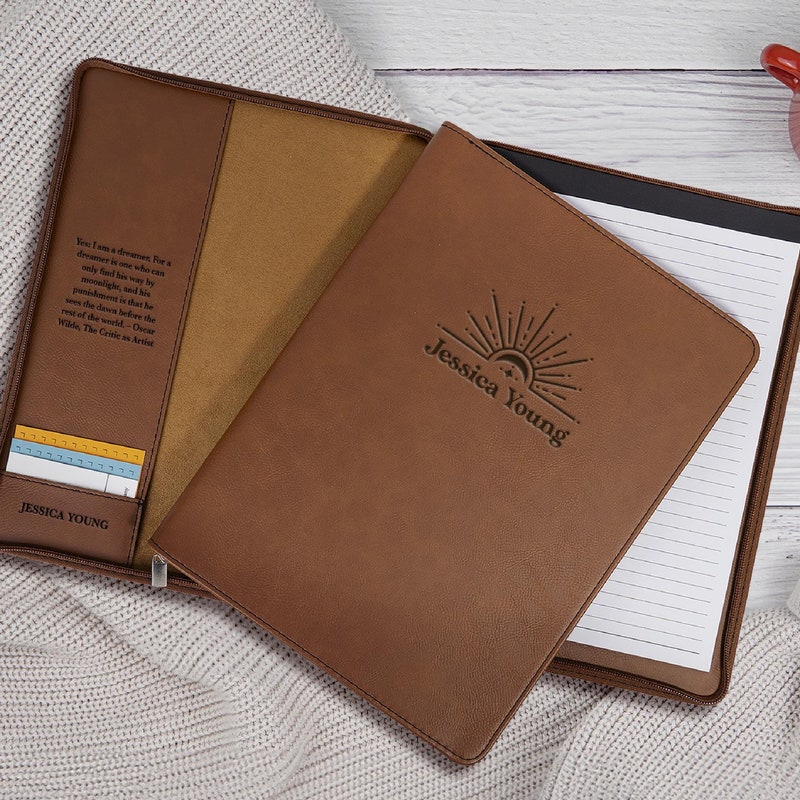 Personalized Padfolio - Etsy