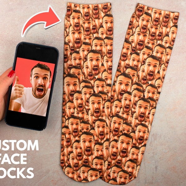 Custom Face Socks - Etsy