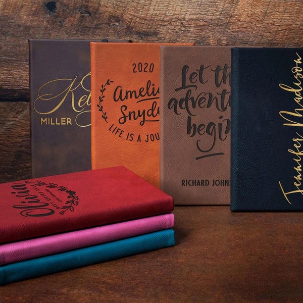 Personalized Leather Journal - Etsy