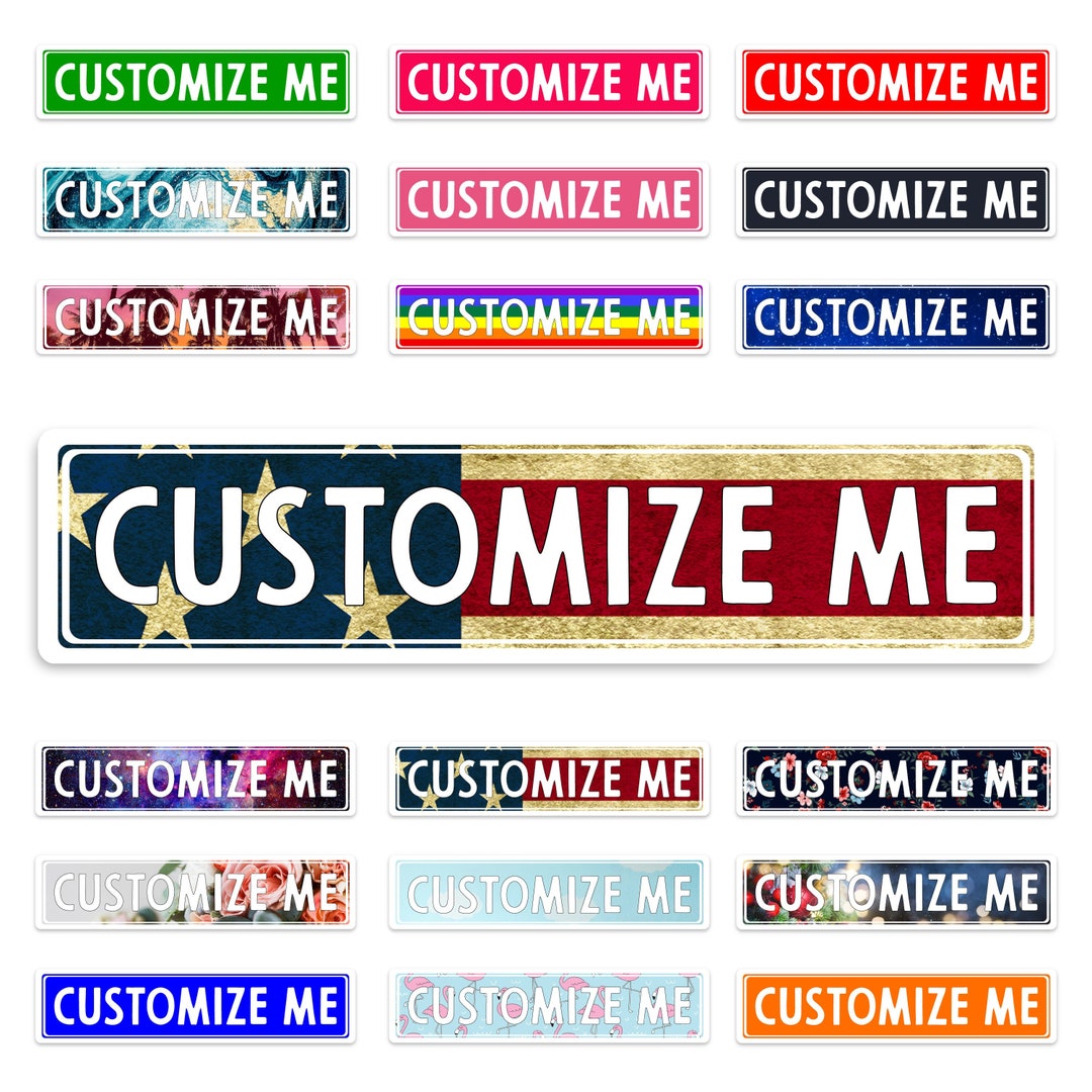 Custom Street Sign, Metal Street Sign, Personalized Street Sign, Make ...