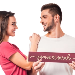 Personalized Couple Name Sign, Wedding Gifts for Couple, Love Couples ...