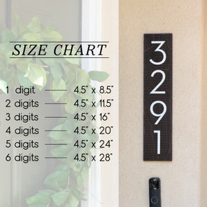 House Number Sign • Address Sign • Address Plaque • House Number Plaque ...