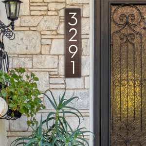 House Number Sign • Address Sign • Address Plaque • House Number Plaque ...