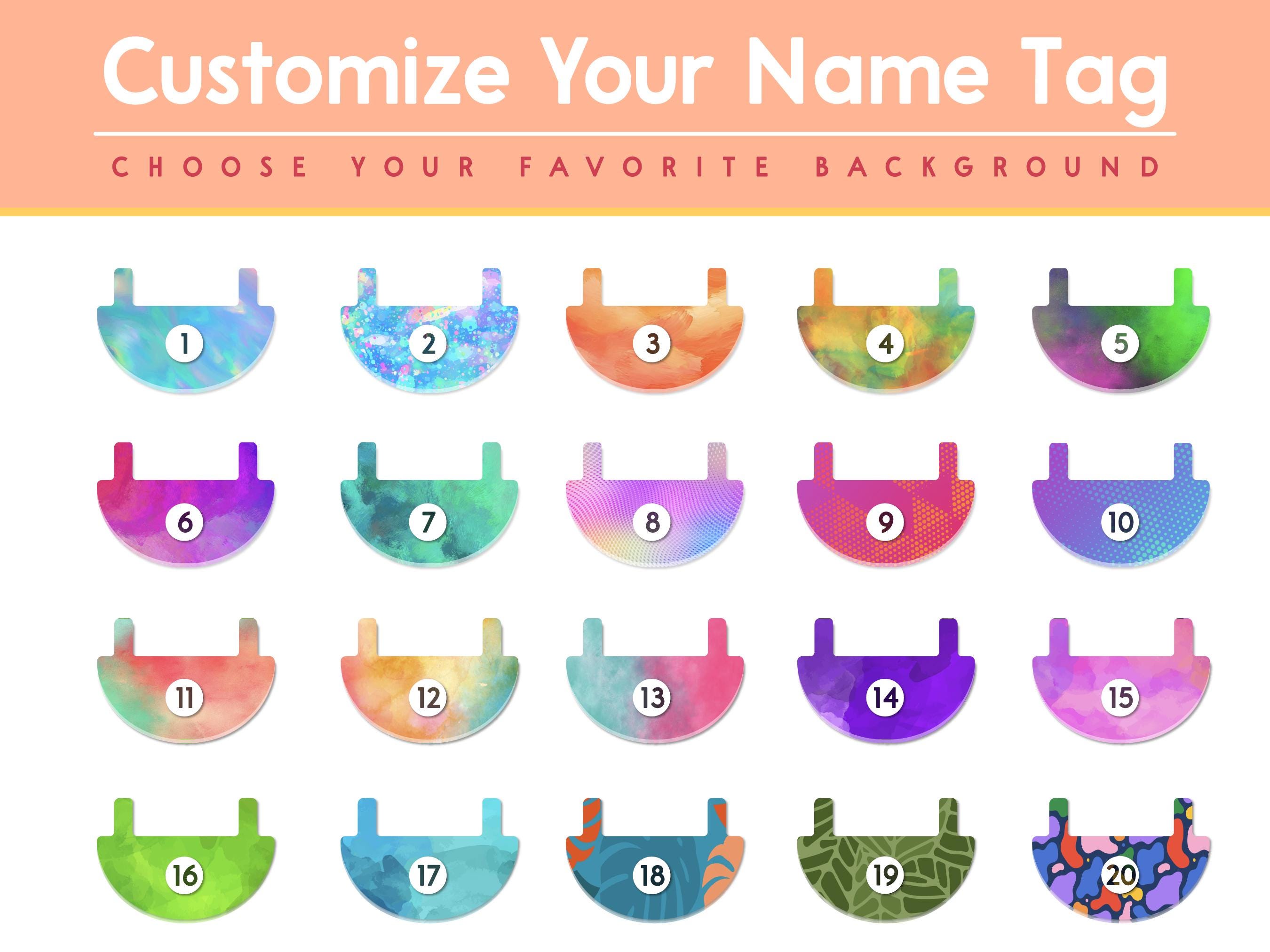 Owala Name Plate, Personalized Owala Bottle Name Plates, Name Tag for ...