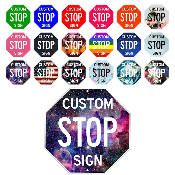Custom Stop Sign - Etsy