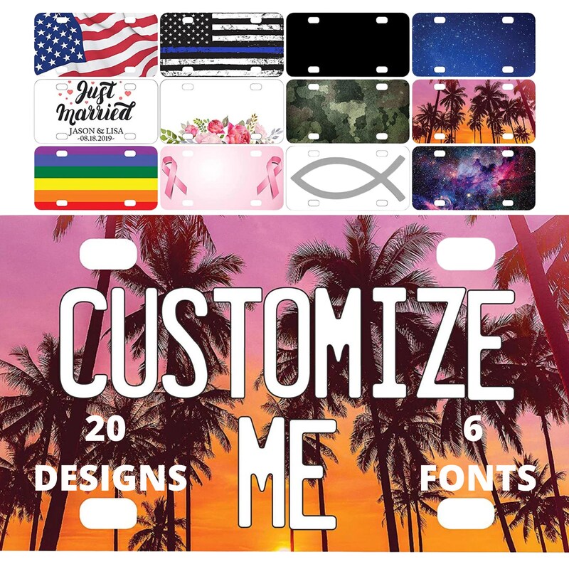 License Plate Art - Etsy