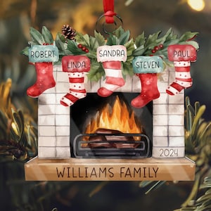 Christmas Ornaments, Personalized Family Christmas Ornaments, Family ...