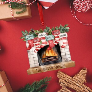 Christmas Ornaments, Personalized Family Christmas Ornaments, Family ...