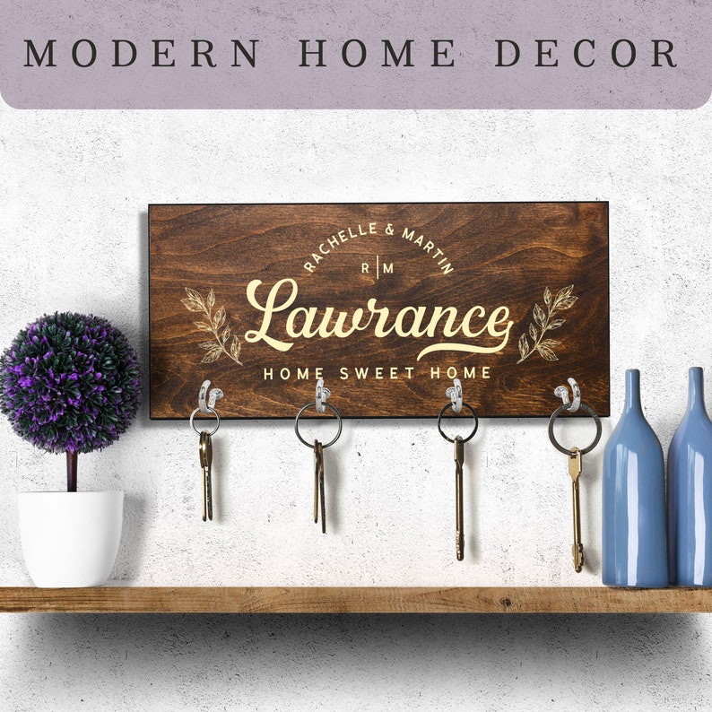 Key Holder for Wall Closing Gift for Buyers Personalized Key - Etsy