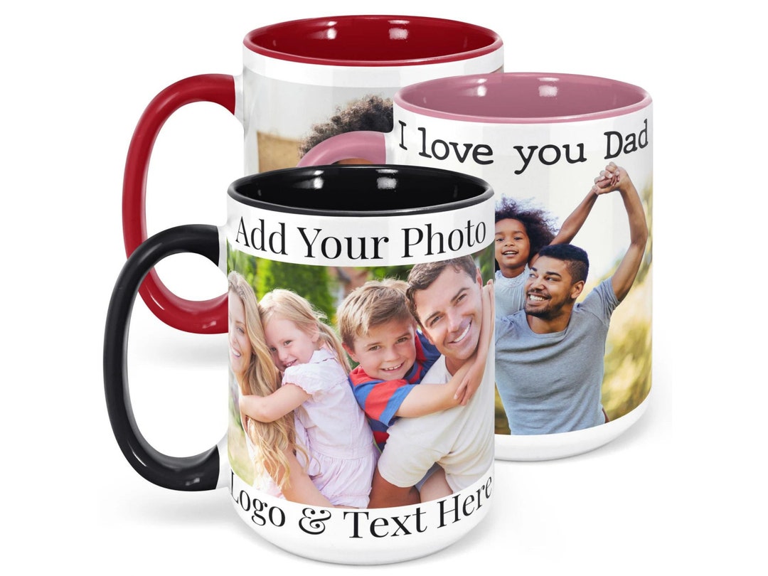 Personalized Photo Coffee Mug, Personalized Anniversary Photo Mug ...