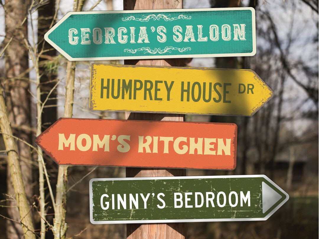 Custom Street Sign, Metal Street Sign, Personalized Street Sign, Make ...