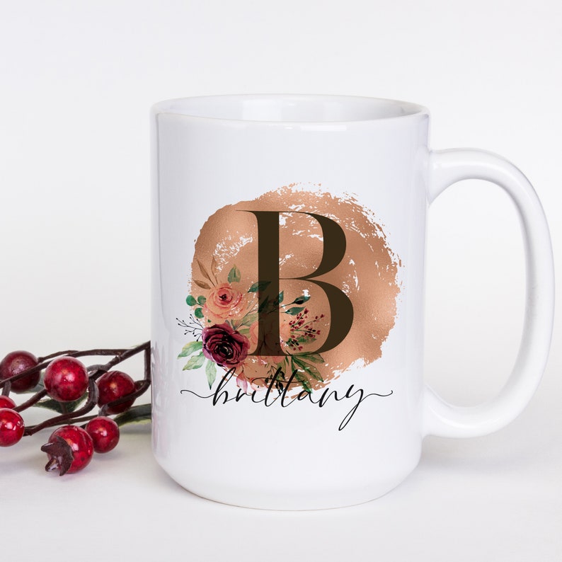 Personalized Coffee Mug Name Coffee Cup Initial Mug Gift for | Etsy