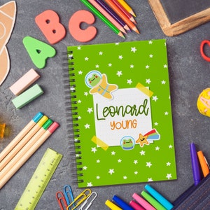 Notebooks for Kids, Personalized Notebook Kids, Back to School Gift ...