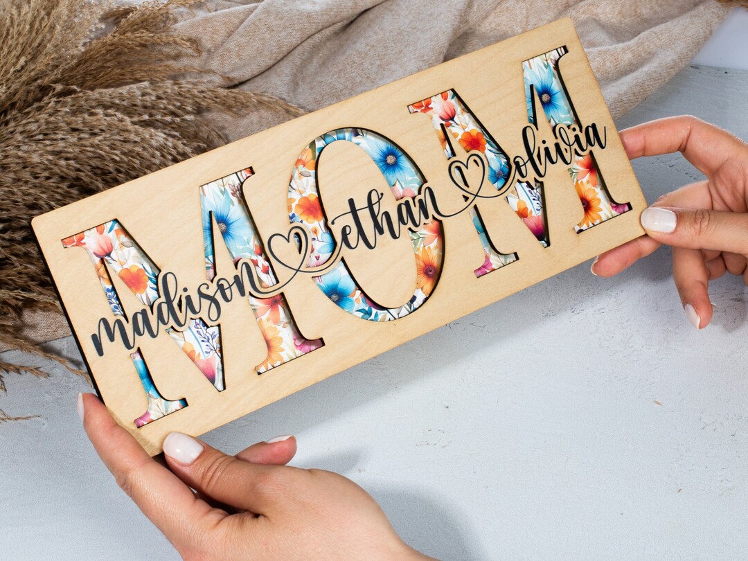 Mothers Day Gifts, Personalized Gifts for Mom, Mom Sign, Mom Birthday ...