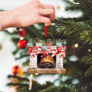 Christmas Ornaments, Personalized Family Christmas Ornaments, Family ...