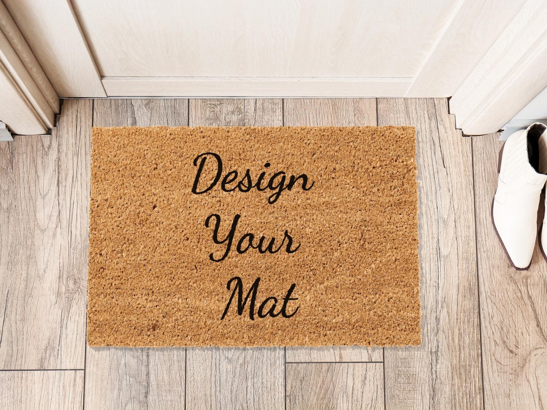Housewarming Gift Home Decor, Custom Door Mat, Design Your Own Door Mat ...