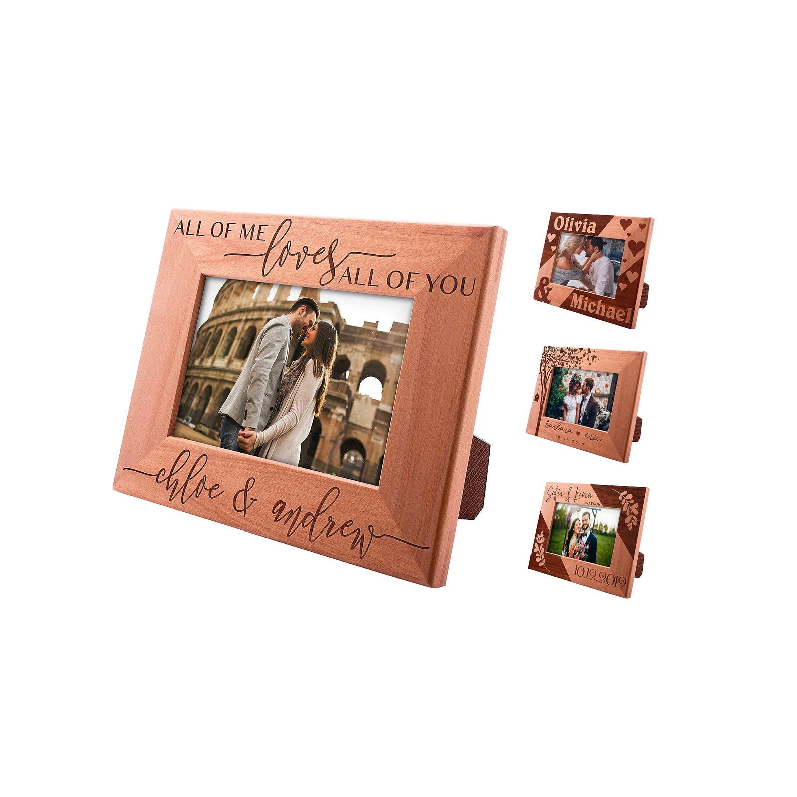 Personalized Photo Frame Engagement Photo Frame Wedding Gifts for ...