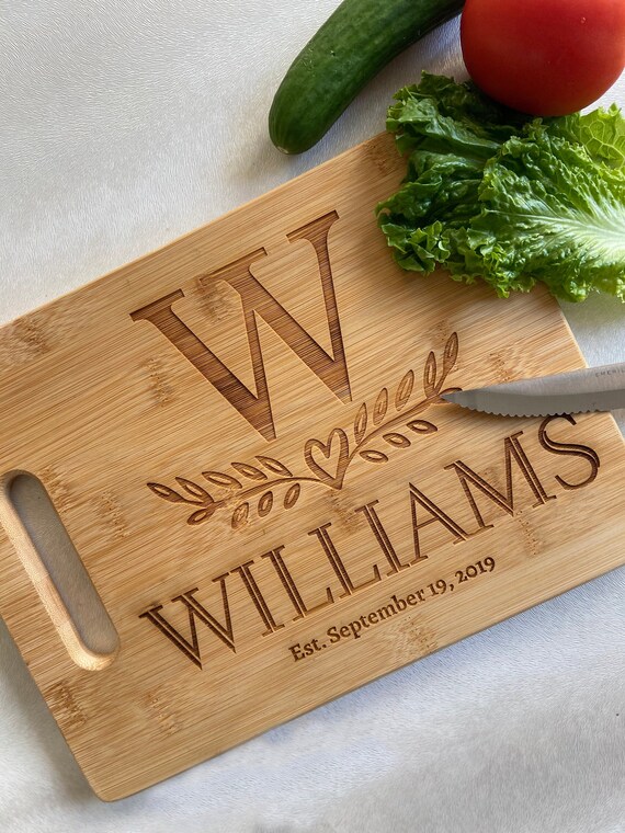 Personalized Cutting Board Custom Engraved Cutting Board | Etsy