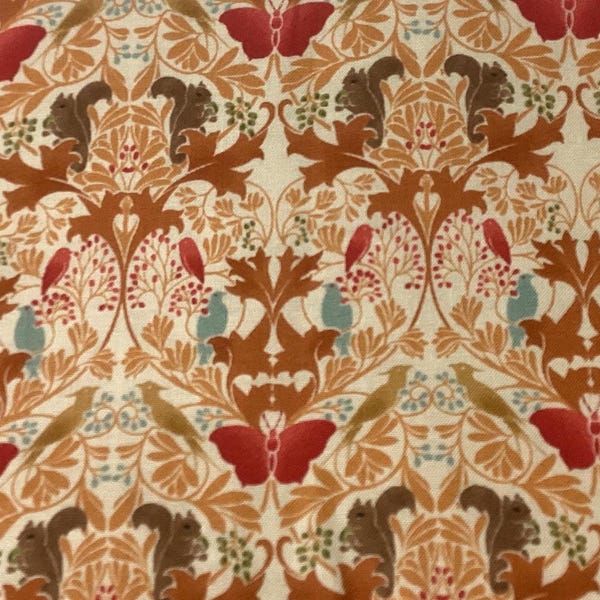 Voysey Fabric - Etsy