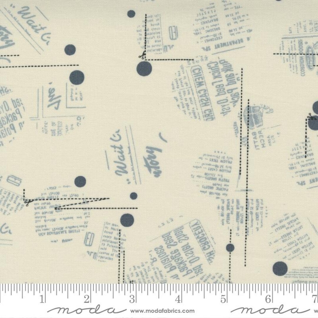 1 Yard X 44" Moda Modern Backgrounds Even More Paper by Brigitte ...