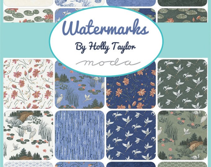Clearance---moda Watermarks by Holly Taylor Fat Quarter Bundle (29 Fat ...
